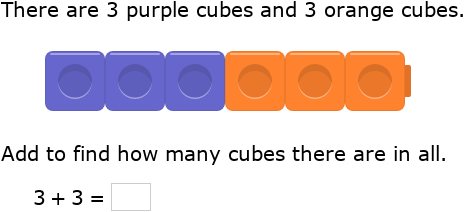 IXL - Add with cubes - sums up to 10 (Reception maths practice)