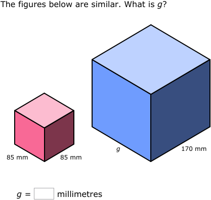 IXL - Similar solids (Year 10 maths practice)