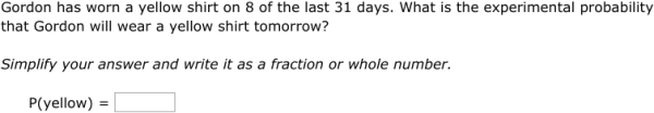 IXL - Experimental probability (Year 10 maths practice)