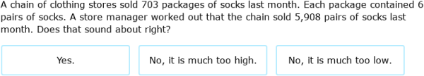 IXL - Estimate products word problems: identify reasonable answers ...