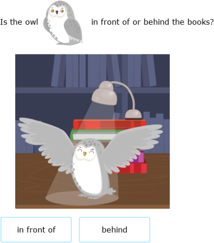 IXL - In front of and behind (Year 3 maths practice)
