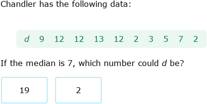 IXL - Mean, median, mode and range: find the missing number (Year 8 ...