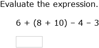 IXL - Evaluate simple numerical expressions (Year 7 maths practice)