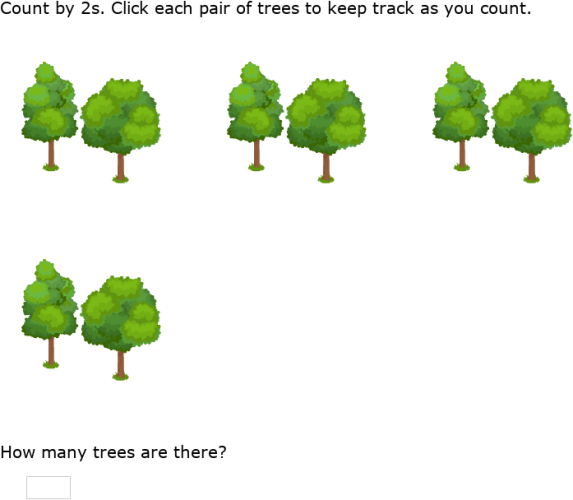 IXL - Learn to count by 2s (Reception maths practice)