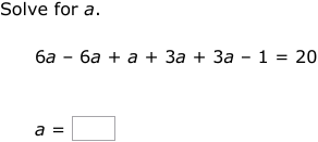 IXL - Solve equations involving like terms (Year 9 maths practice)