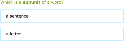 IXL - Words with sub- (Year 11 English practice)