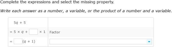 IXL - Write equivalent expressions using properties (Year 9 maths practice)
