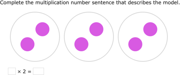 IXL - Write multiplication sentences for equal groups (Year 1 maths ...