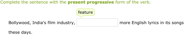 IXL - Form the progressive verb tenses (Year 12 English practice)