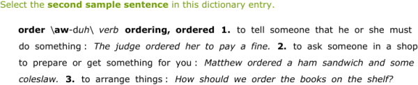 IXL - Use dictionary entries (Year 6 English practice)