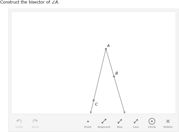 IXL - Construct an angle bisector (Year 8 maths practice)