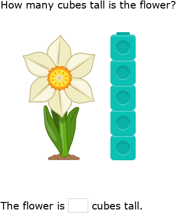 IXL - Measure height with cubes (Reception maths practice)