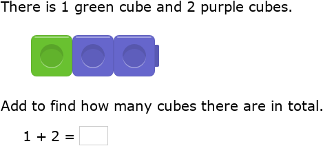 IXL - Add with cubes - sums up to 5 (Reception maths practice)