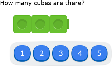IXL - Count cubes - up to 5 (Reception maths practice)