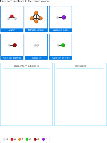 IXL - Sort elementary substances and compounds using models (Year 7 ...