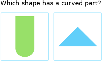 IXL - Curved parts (Reception maths practice)