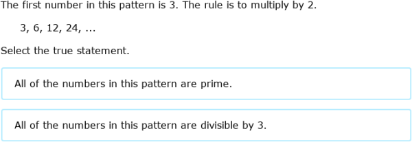 IXL - What is true about the multiplication pattern? (Year 5 maths ...