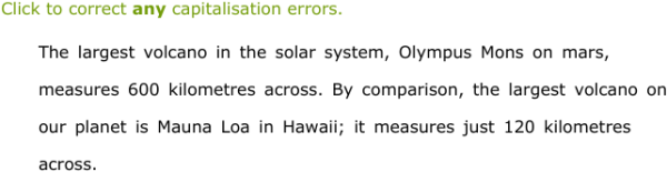 IXL - Correct capitalisation errors (Year 10 English practice)