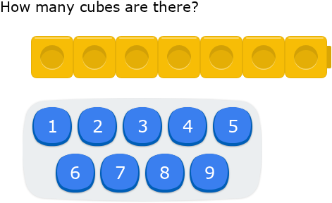 IXL - Count cubes - 6 to 8 (Reception maths practice)