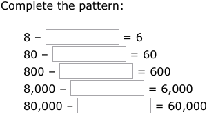 IXL - Subtraction patterns over increasing place values (Year 4 maths practice)