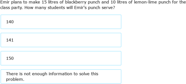 IXL - Word problems with extra or missing information (Year 7 maths ...