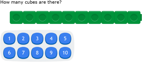 IXL - Count cubes - up to 10 (Reception maths practice)