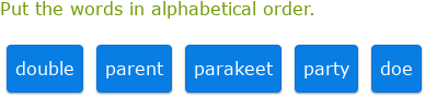IXL - Alphabetical order (Year 9 English practice)
