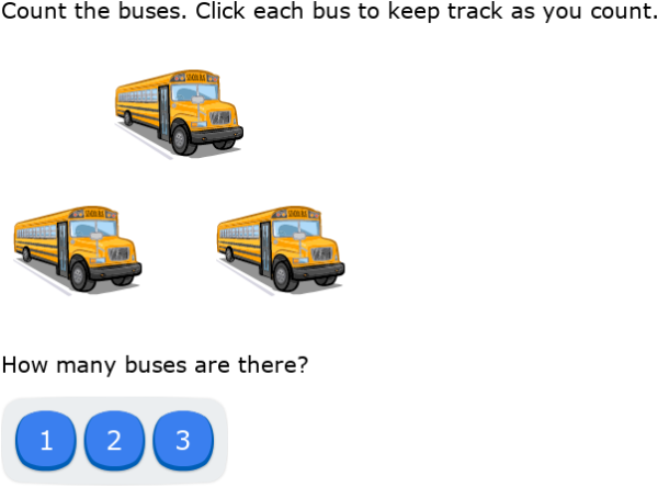 IXL - Learn to count to 3 (Year 1 maths practice)
