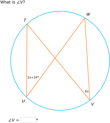 IXL - Inscribed angles (Year 11 maths practice)