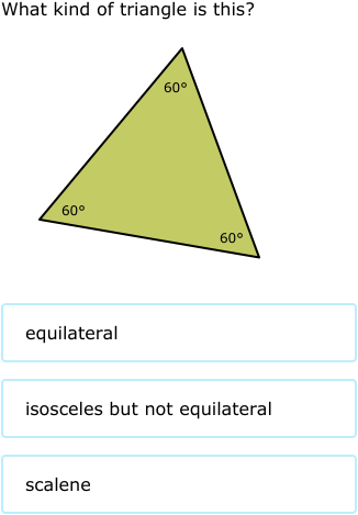 IXL - Classify triangles (Year 7 maths practice)