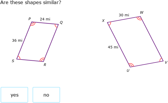 IXL - Identify similar figures (Year 8 maths practice)