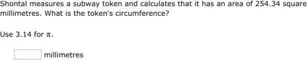 IXL - Circles: word problems (Year 9 maths practice)