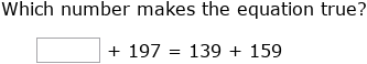 IXL - Balance addition equations - up to three digits (Year 3 maths practice)