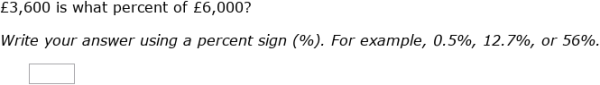 IXL - Find what percent one number is of another (Year 8 maths practice)