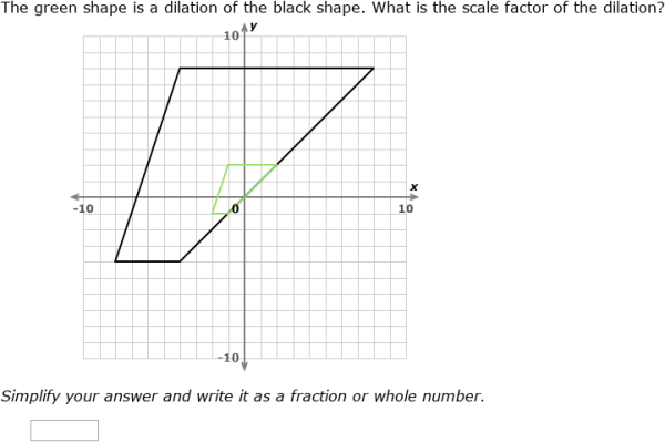 IXL - Dilations: scale factor and classification (Year 8 maths practice)