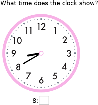 IXL - Read clocks and write times II (Year 2 maths practice)