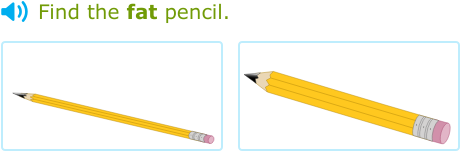 IXL - Compare pictures using adjectives (Reception English practice)