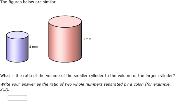 IXL - Volume of similar solids (Year 11 maths practice)