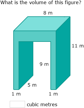 IXL - Volume of compound figures (Year 9 maths practice)