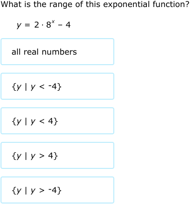 IXL - Domain and range of exponential and logarithmic functions (Year ...
