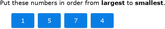 IXL - Put numbers in order - up to 10 (Reception maths practice)