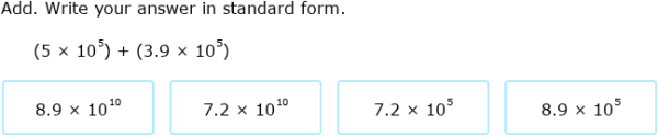 IXL - Add and subtract numbers written in standard form (Year 8 maths ...