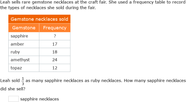 IXL - Interpret frequency tables (Year 5 maths practice)