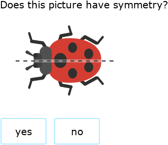IXL - Introduction to symmetry (Year 1 maths practice)