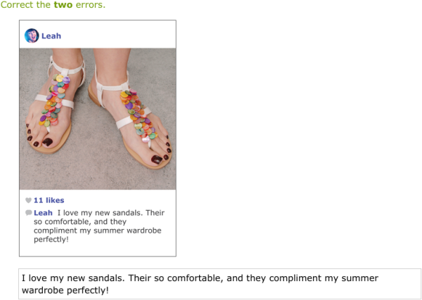 IXL - Correct errors in everyday use (Year 11 English practice)