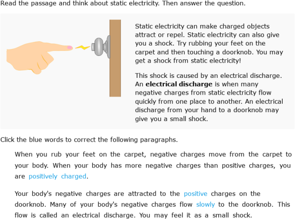 IXL - Introduction to static electricity and charged objects (Year 4 ...