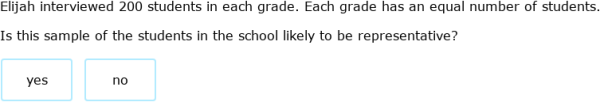 IXL - Identify representative, random and biased samples (Year 7 maths ...