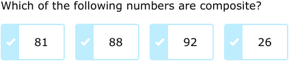 IXL - Prime or composite (Year 7 maths practice)