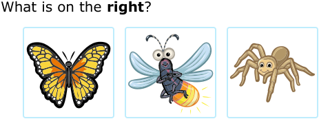 IXL - Left, middle and right (Year 2 maths practice)