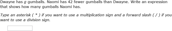 IXL - Write variable expressions: word problems (Year 8 maths practice)